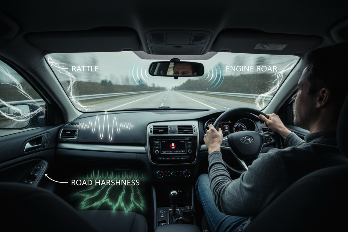 What Is NVH (Noise, Vibration, Harshness) in Your Car – SoundSkins Global