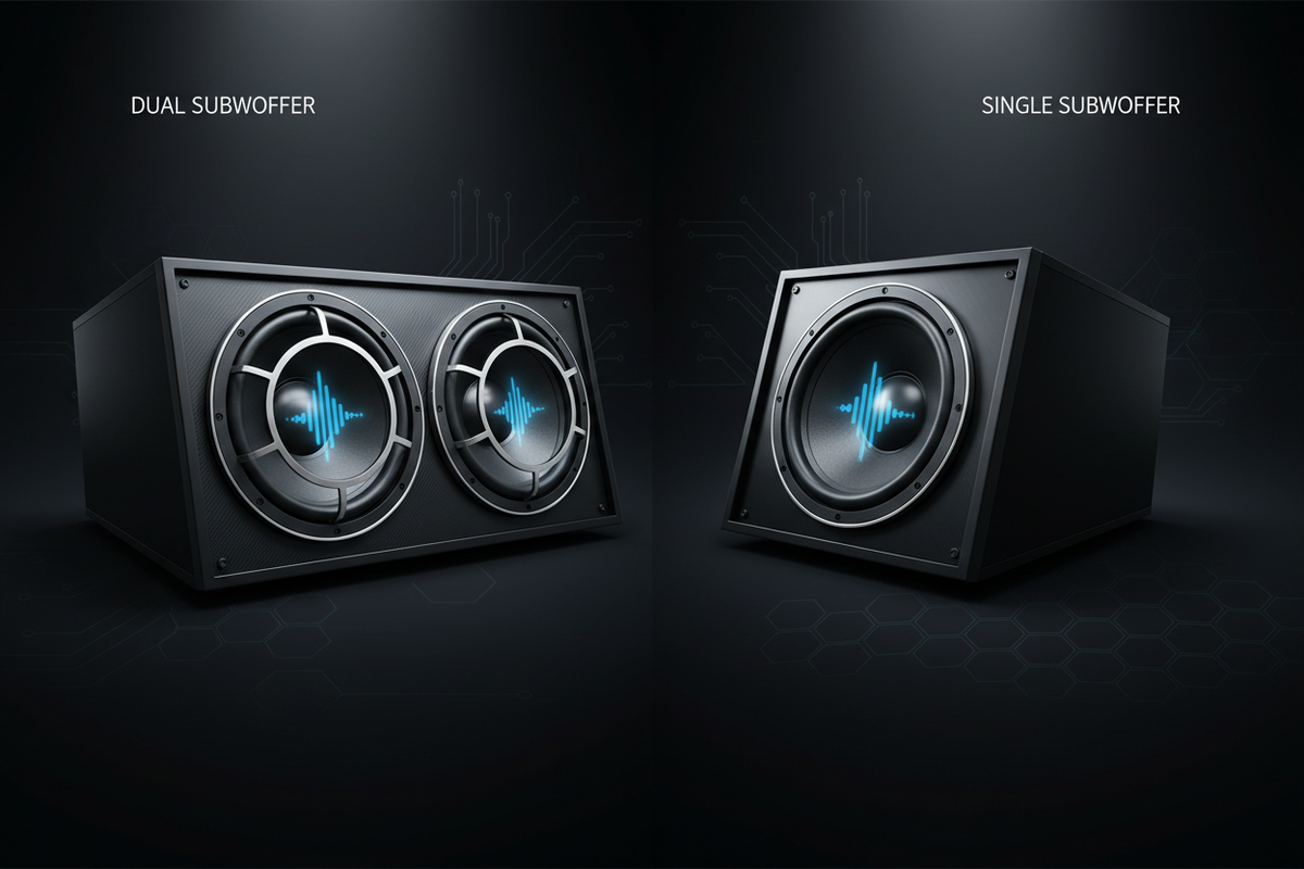 Dual vs. Single Sub Boxes: Which Gives Cleaner Bass? – SoundSkins Global