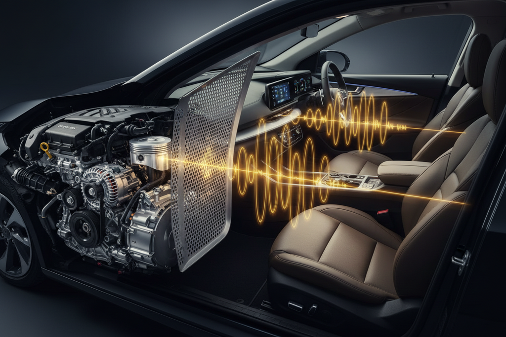 How Engine Bay Sound Travels Through Firewall Panels – SoundSkins Global