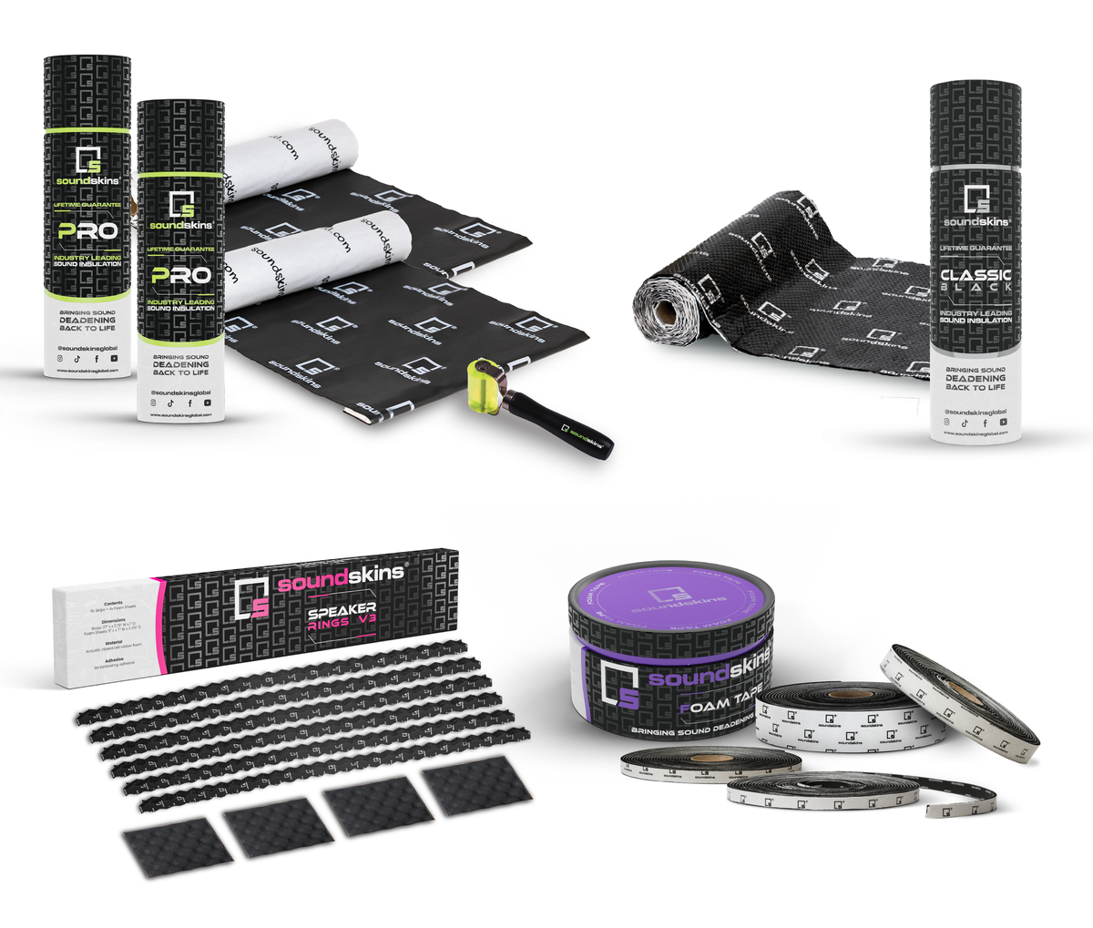 Premium Full Coverage Sound Deadening Kit | By SoundSkins Global