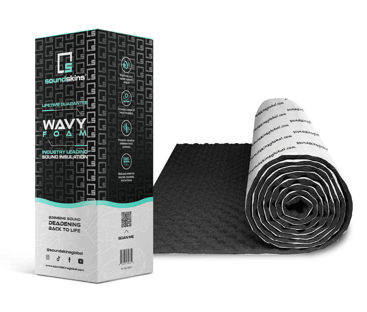 SoundSkins Wavy Foam | Decoupling & Sound Insulating Foam By SoundSkins ...
