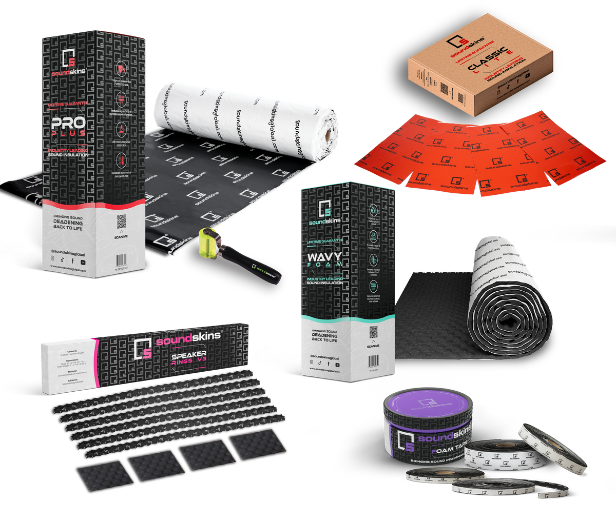 Premium Full Coverage Sound Deadening Kit | By SoundSkins Global