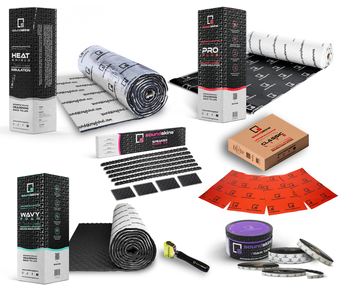 Premium Full Coverage Sound Deadening Kit | By SoundSkins Global