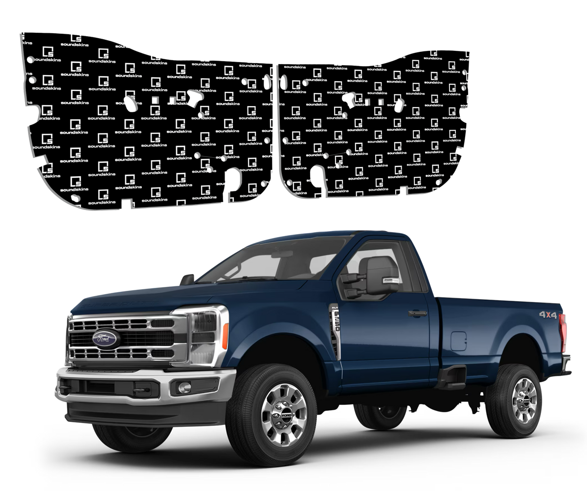 SoundSkins | 2023+ Ford Super Duty 2-Door Sound Deadening Vehicle Spec ...