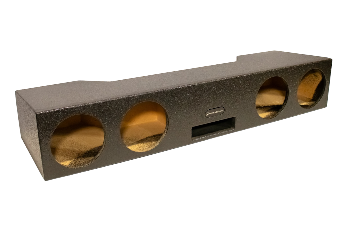 2019+ RAM Quad 8″ Ported Sub Box – Crew Cab – SoundSkins Global
