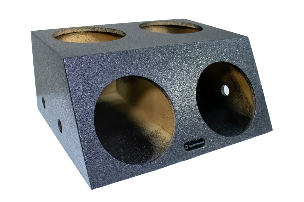 Universal Quad 12" Angle Face Sealed - Premium USA Made Subwoofer Box ...
