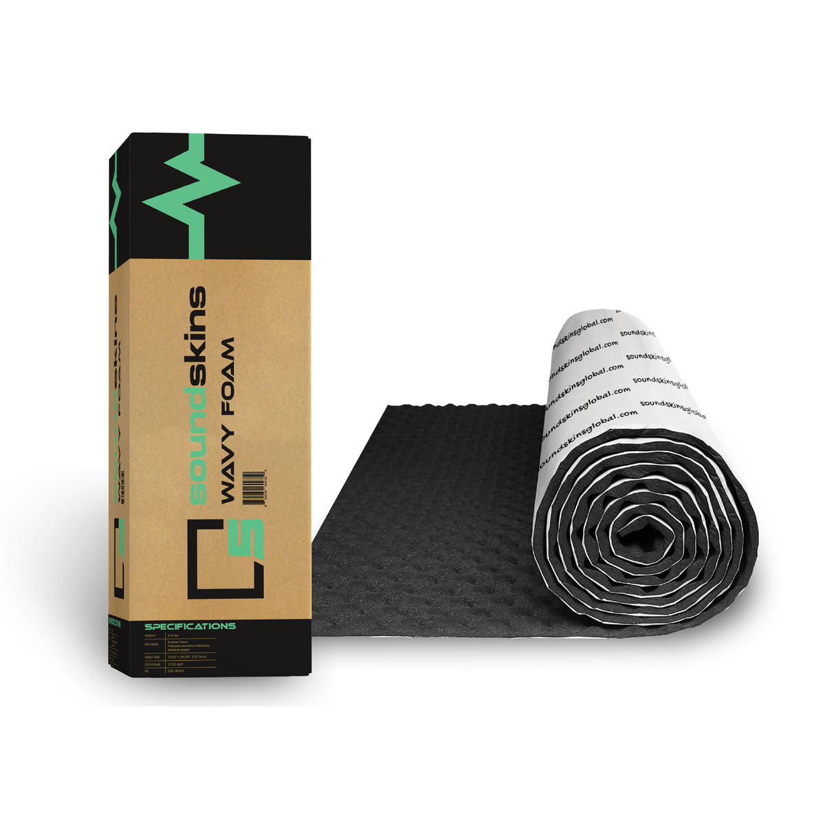 SoundSkins Wavy Foam | Decoupling & Sound Insulating Foam By SoundSkins ...