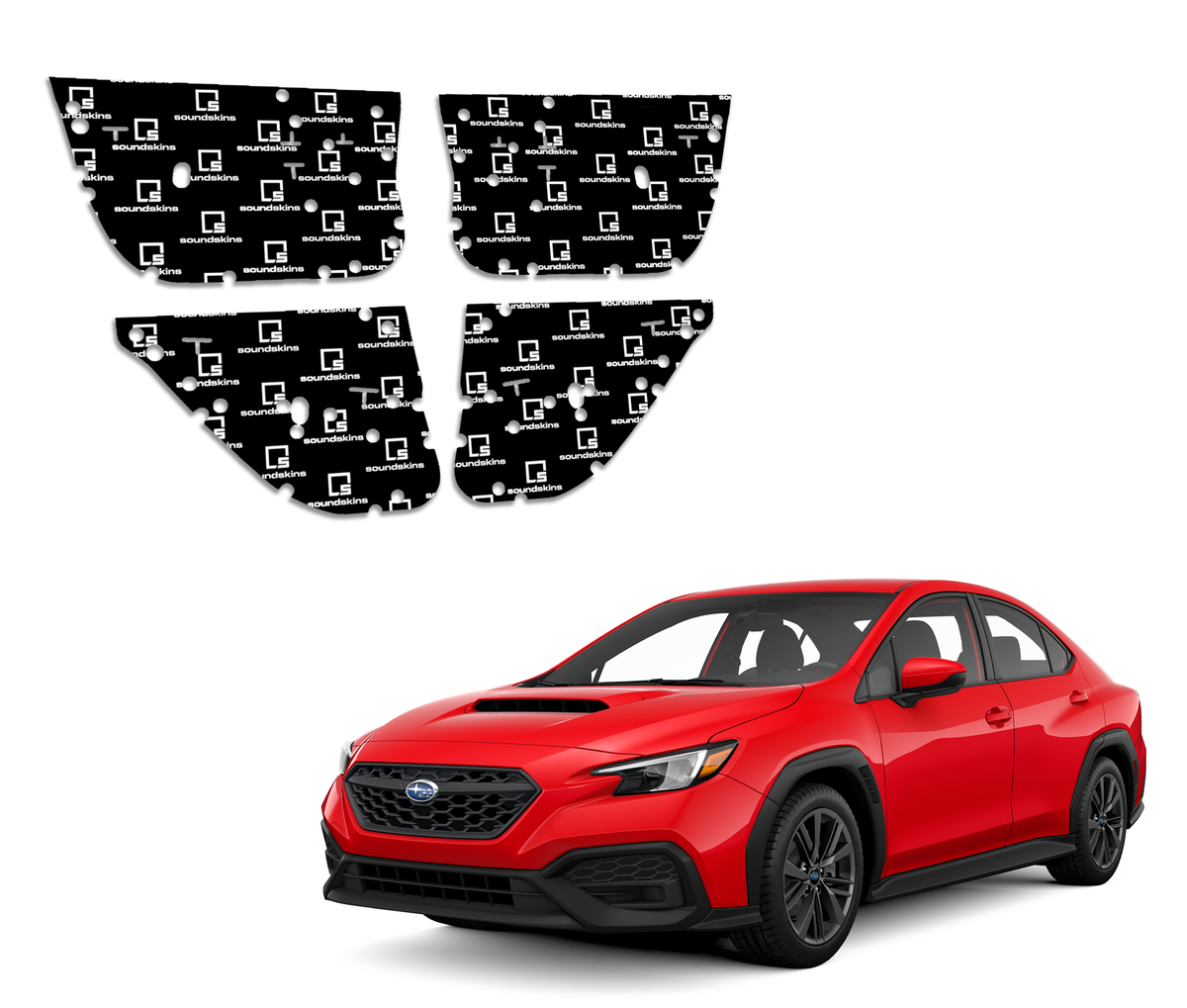 SoundSkins Global | 2022+ Subaru WRX 4-Doors Sound Deadening Vehicle S